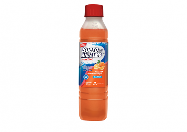 Suero Oral Ancalmo Naranja con Zinc