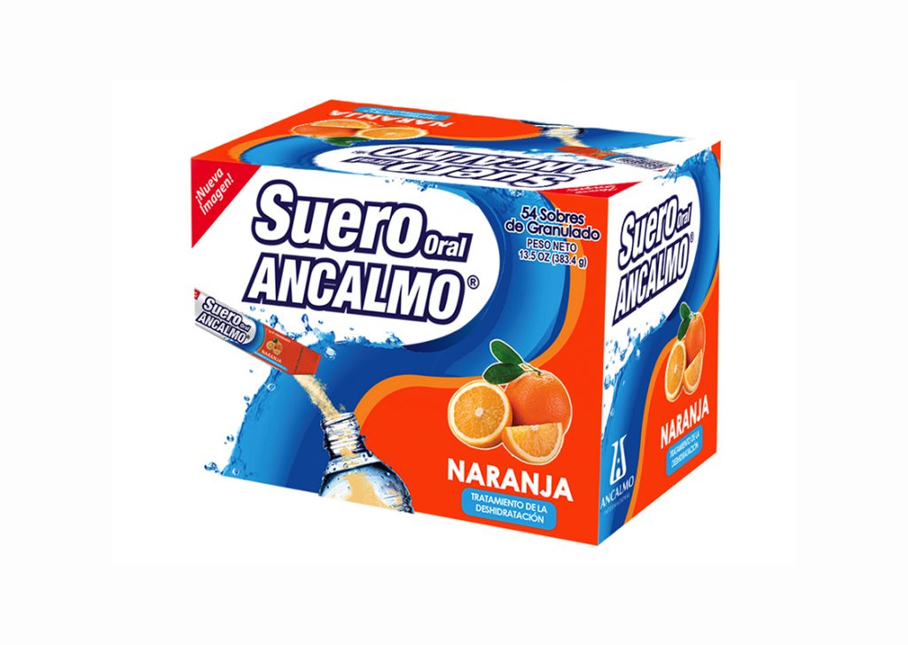 Suero Oral Ancalmo Naranja - Laboratorios Ancalmo