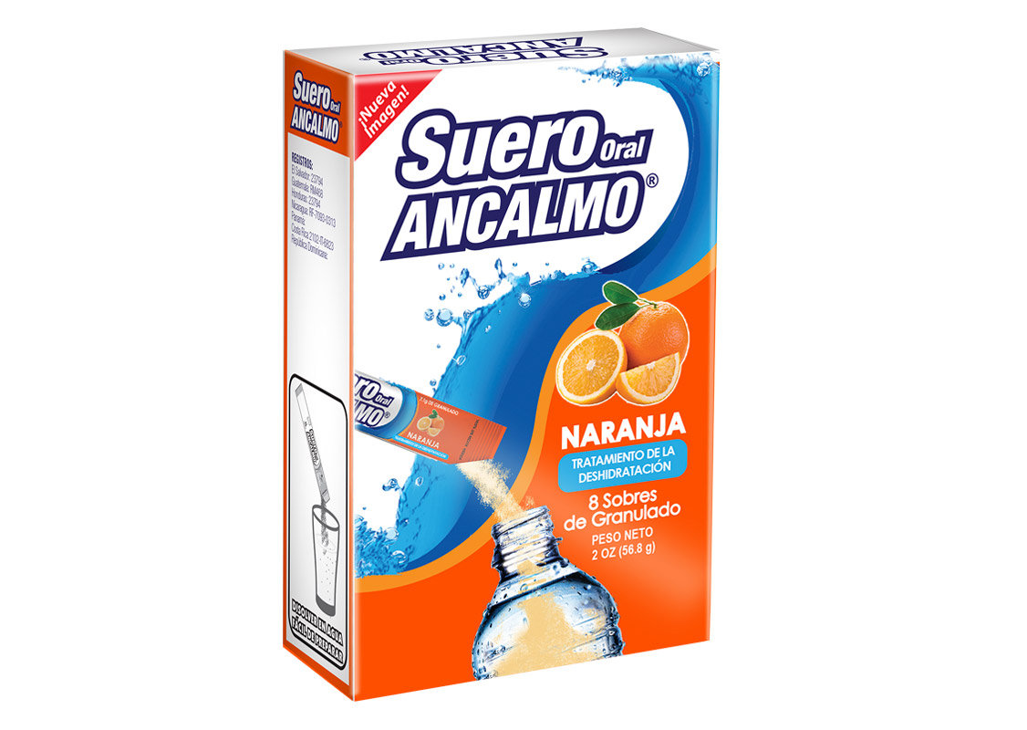 Suero Oral Ancalmo Naranja - Laboratorios Ancalmo